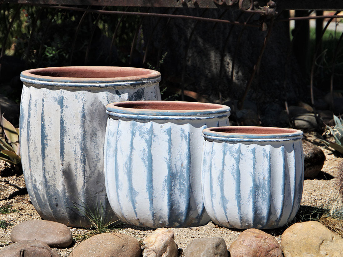 Buy Acama Trio Planter Set of 3 | Stylish Outdoor Planter – PLANTATOREM